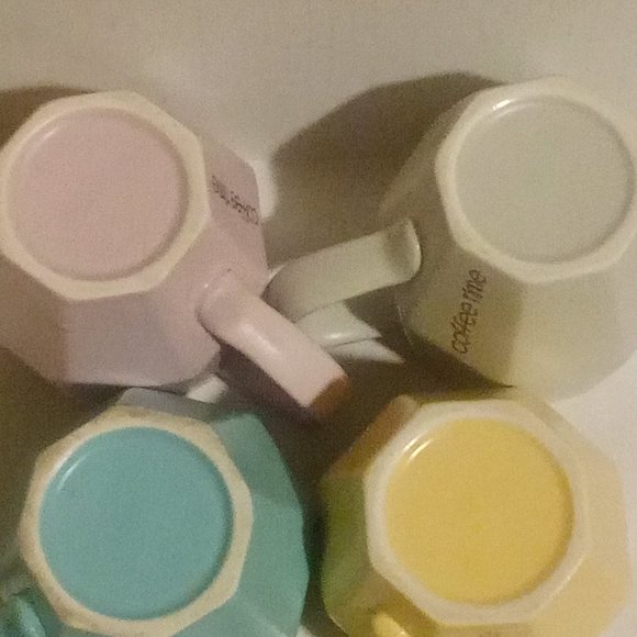 Coffee Time | Dining | Vintage Coffee Time Octagon Pastel Coffee Mug ...